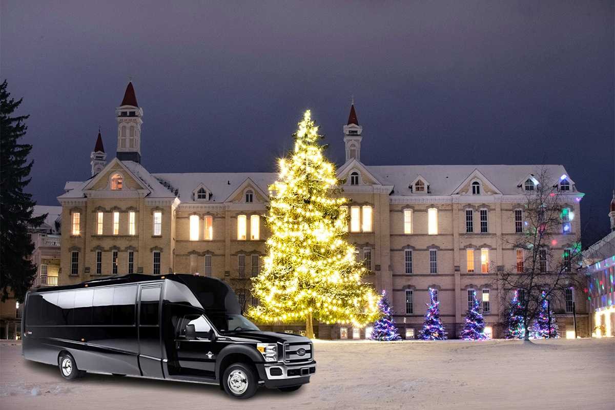 Christmas Light Party Bus Rentals - Holiday Tours With PBRDC